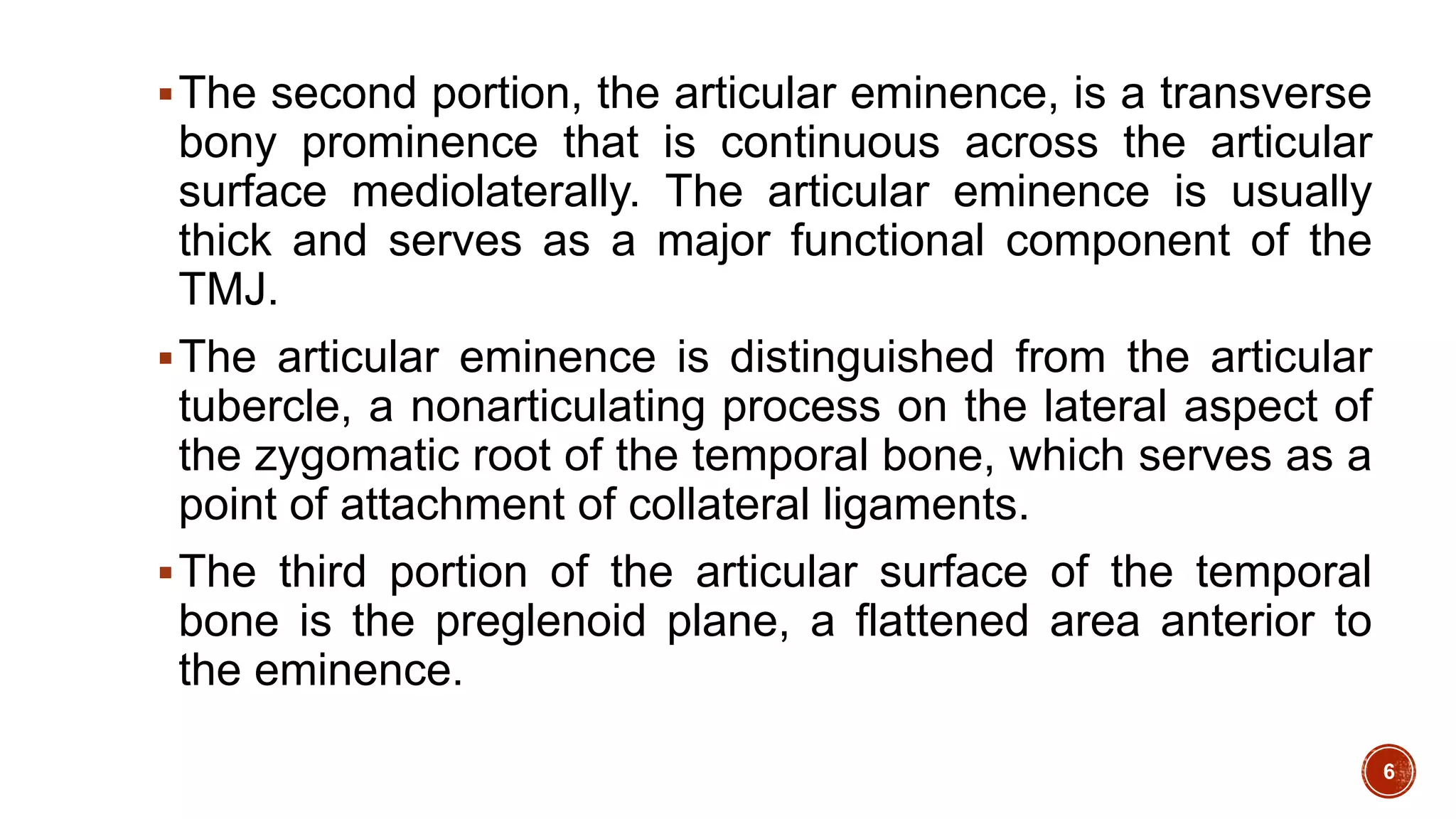 Lecture 9 TMJ anatomy examination | PPTX