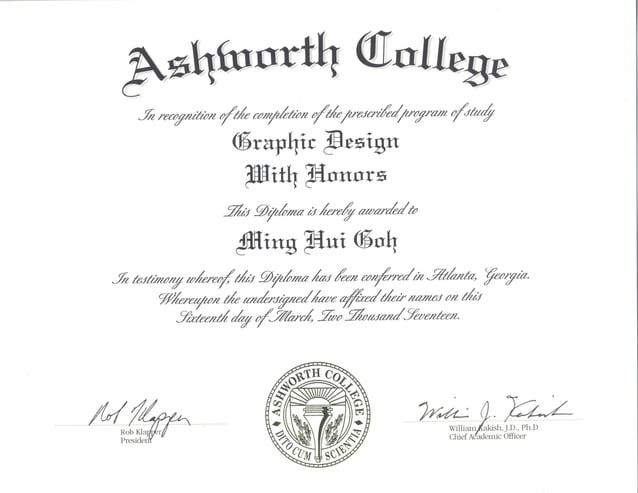 Ashworth College Career Diploma in Graphic Design | PPT