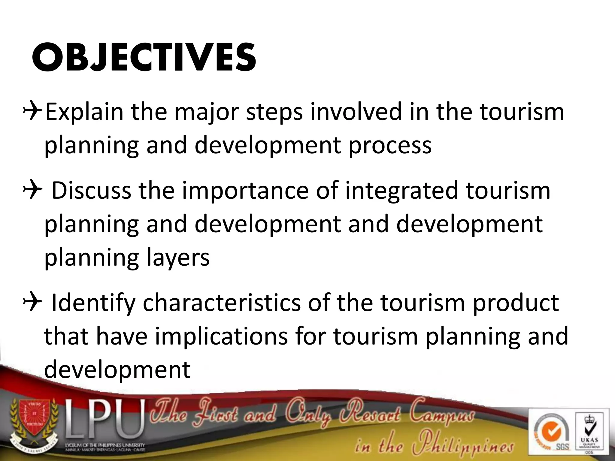Tourism Planning | PDF
