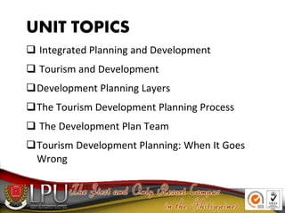 Tourism Planning | PDF