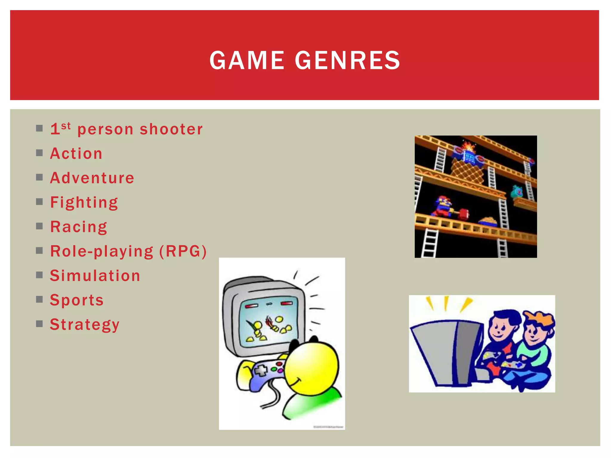 Video Game Genres | PPT