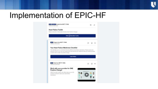 Duke HF - Heart Failure Transitional Care | PPTX