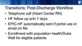 Duke HF - Heart Failure Transitional Care | PPTX