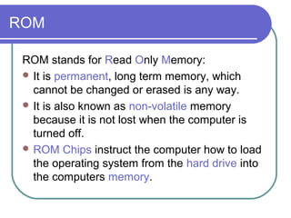 Computer memory | PPT