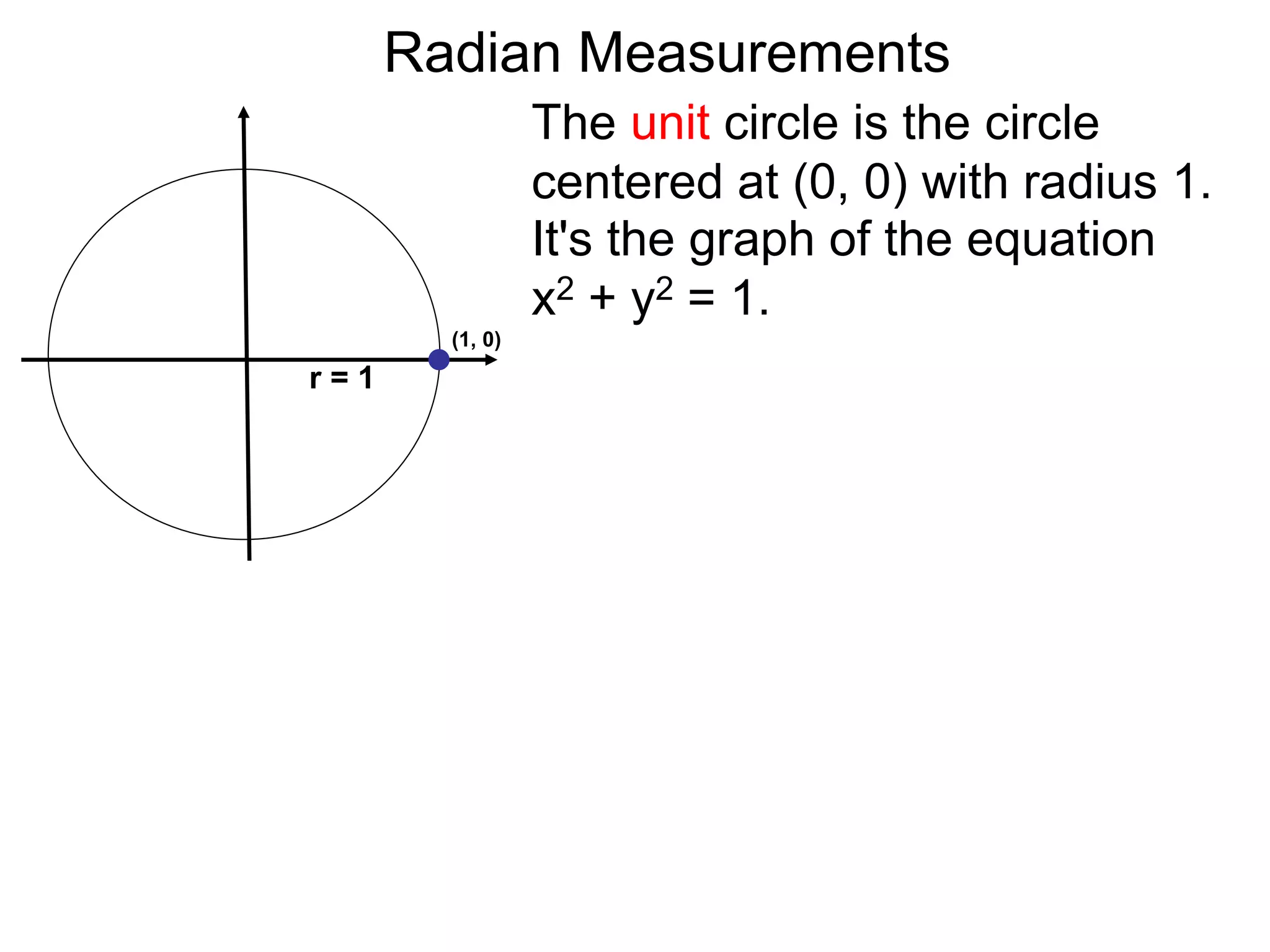 9 trigonometric functions via the unit circle nat | PPTX | Physics ...