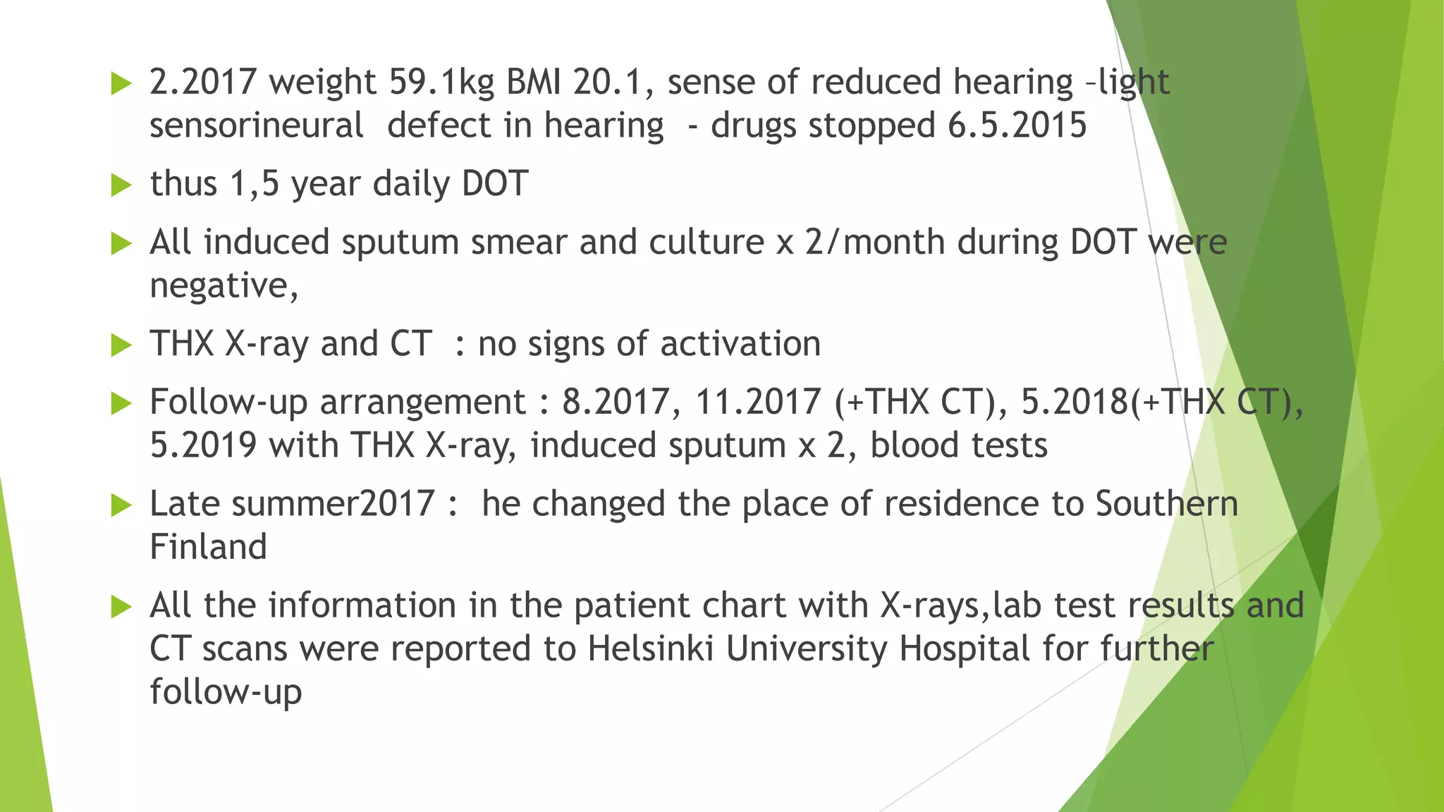 A tuberculosis patient´s path in Finland_eng | PPT