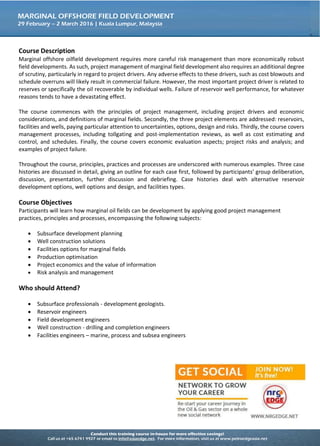 PE929 Marginal Offshore Field Development | PDF | Civil Engineering ...