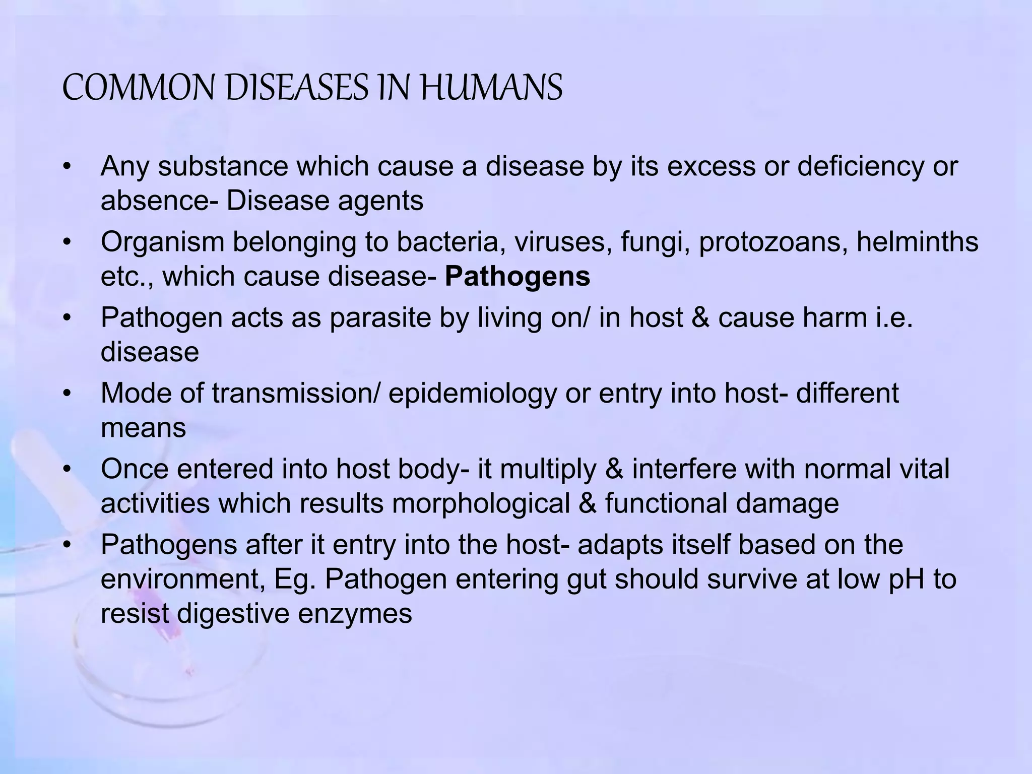 Human health & disease- PPT | PPTX