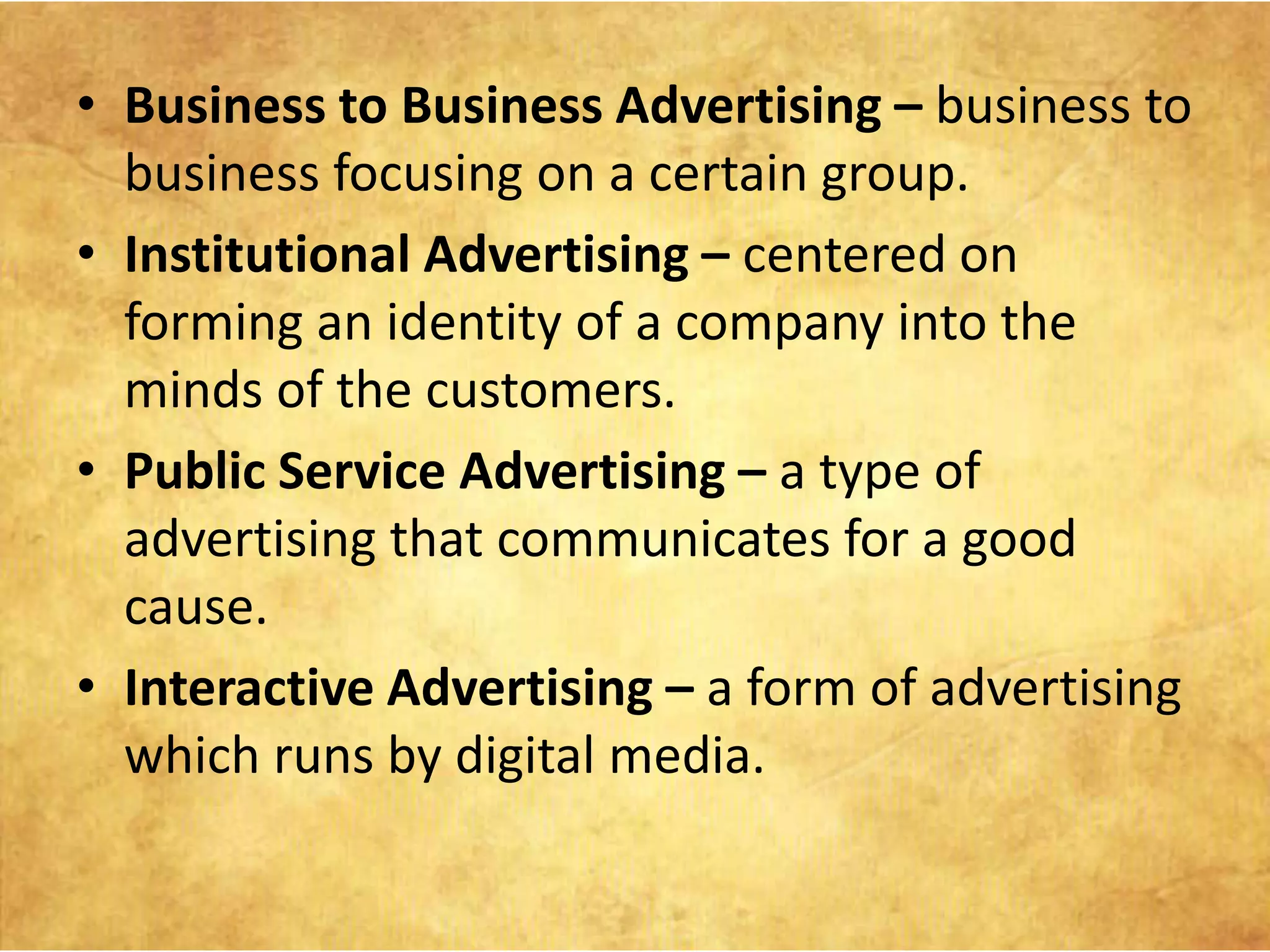 9 types of advertising | PPTX