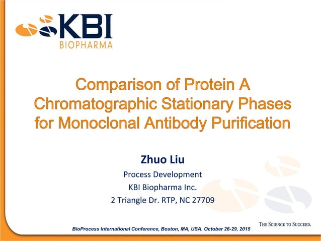 A Comparison of Protein A Chromatographic Stationary Phases | PDF ...