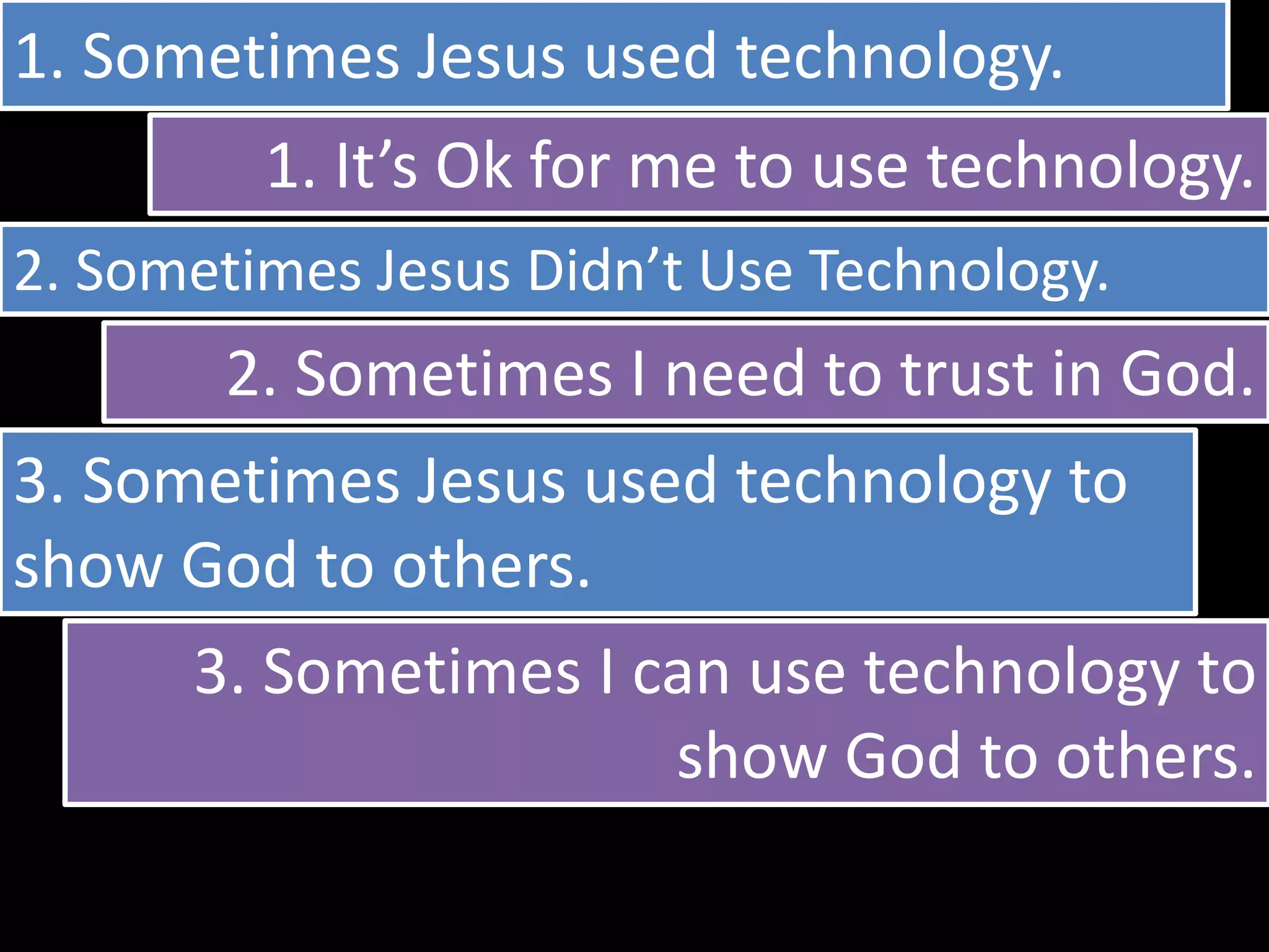 Jesus and technology | PPT