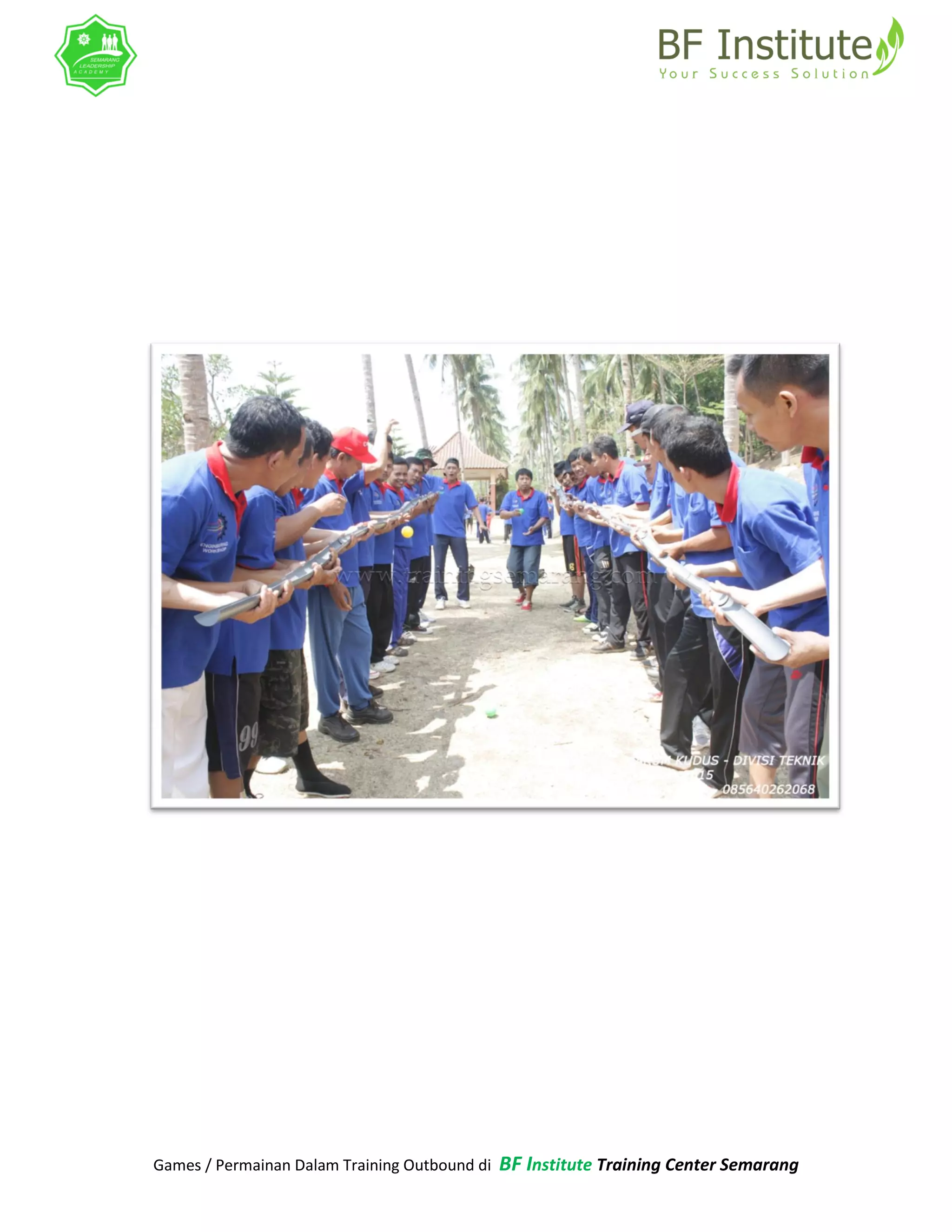 Games outbound training www.trainingsemarang.com, contoh games outbound ...