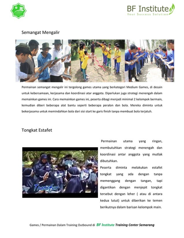 Games outbound training www.trainingsemarang.com, contoh games outbound ...