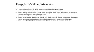 Uji Instrumen Data Uji Validitas dan Uji Reliabilitas.pptx