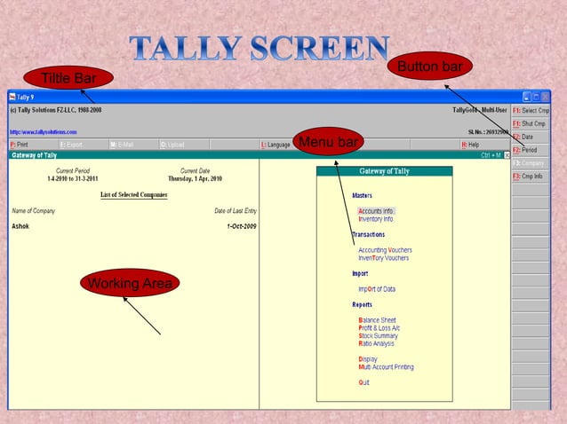 Tally project | PPTX