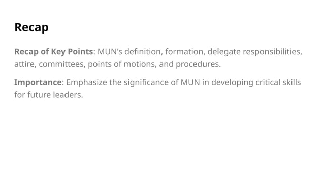 Model(MUN) model United Nations education presentation | PPTX