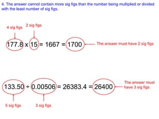Tutorial - Significant figures | PPTX