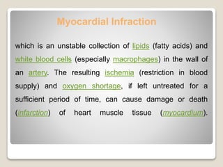 Myocardial infraction presentation | PPTX