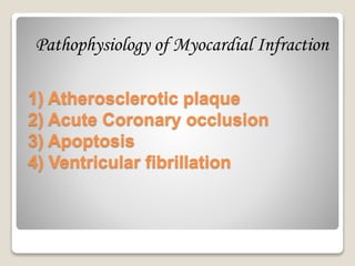 Myocardial infraction presentation | PPTX
