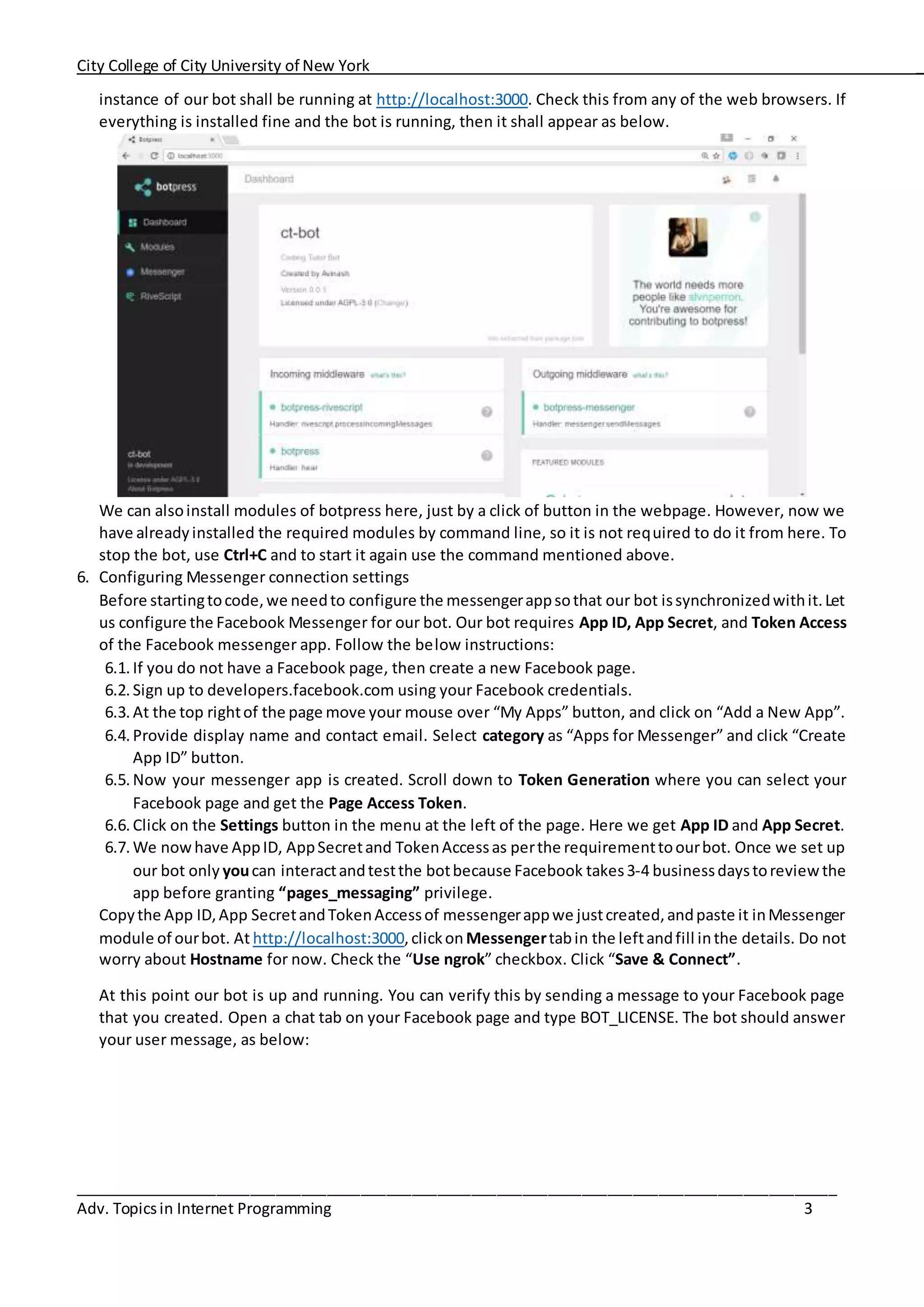 Ct bot tutorial | DOCX
