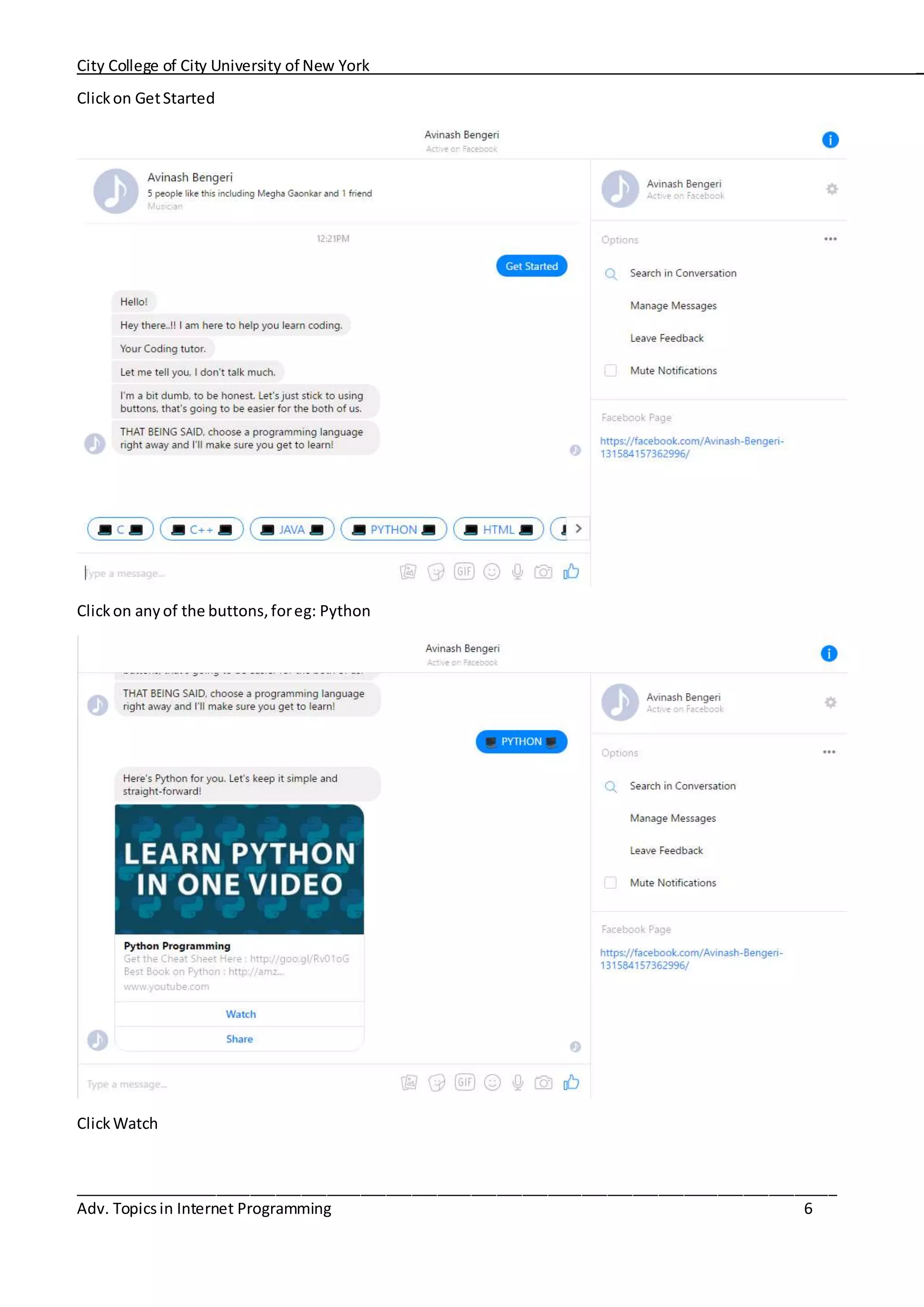 Ct bot tutorial | DOCX