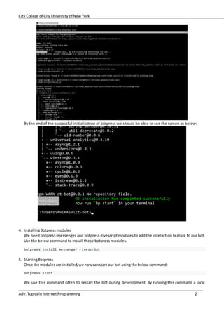 Ct bot tutorial | DOCX