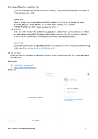 Ct bot tutorial | DOCX
