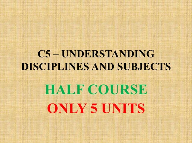 C5 introduction | PPT