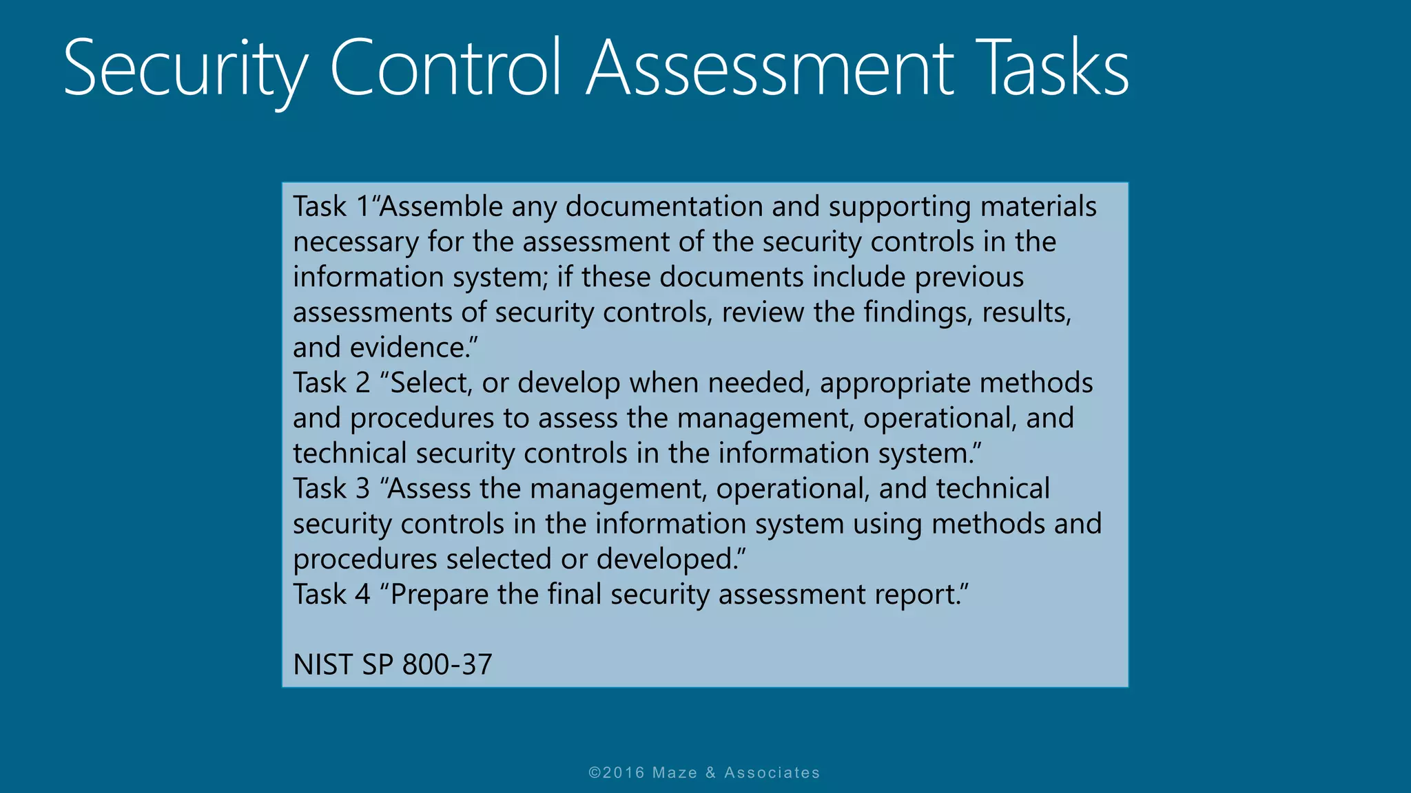 Understanding the Risk Management Framework & (ISC)2 CAP Module 9 ...