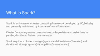 Apache Spark Overview | PPT