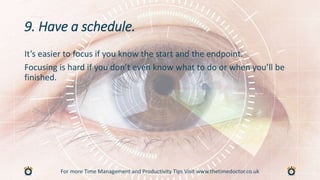 9 ways to develop laser like focus | PPTX