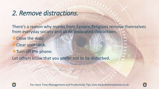 9 ways to develop laser like focus | PPTX