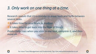 9 ways to develop laser like focus | PPTX