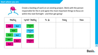 9 ways to get started with Agile in public services | PDF