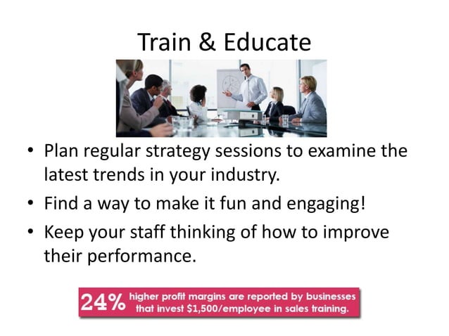 9 ways to improve your sales team | PPTX