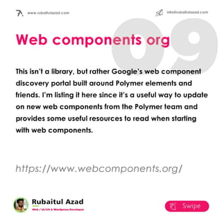 9 web components ui libraries you should know in 2020 | PDF