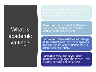 (9)what is academic writing ljmu jhm | PPTX | Educational Assessment ...
