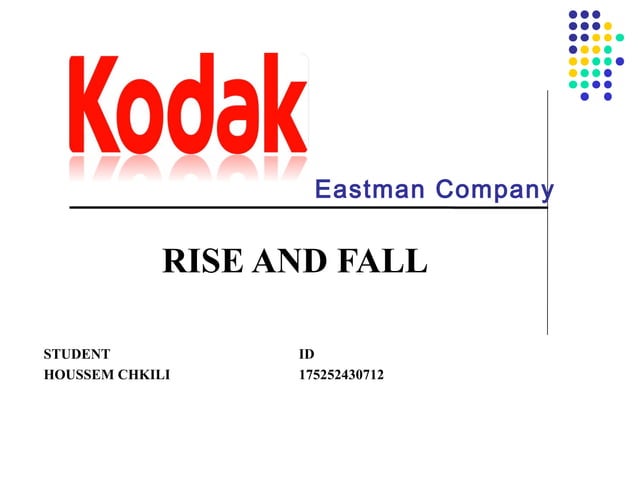 Kodak strategic management | PPT