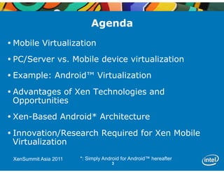 Mobile Virtualization using the Xen Technologies | PPT