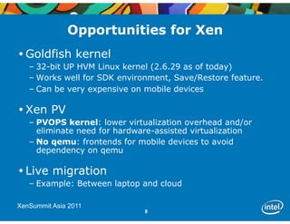 Mobile Virtualization using the Xen Technologies | PPT