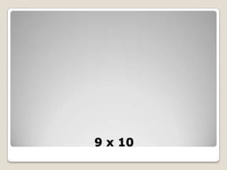9 x table | PPTX