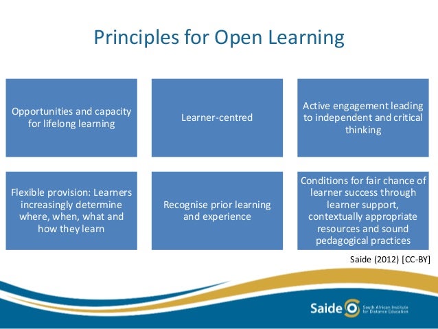 An Introduction to Openness in Online Learning