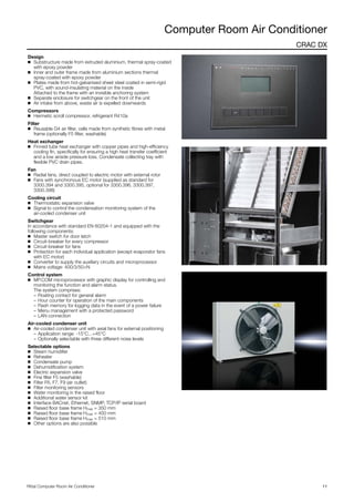 Crac precision climate_control_units_for_data_centres | PDF