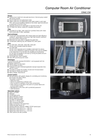 Crac precision climate_control_units_for_data_centres | PDF
