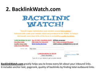 9 Yahoo Site Explorer Alternatives to Check Backlinks | PPTX