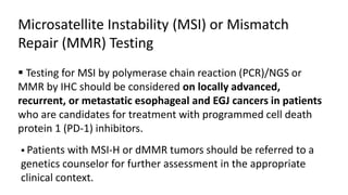 Recent update on oesophageal and gastric malignancy | PPT