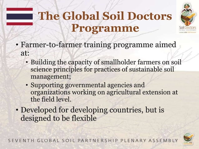 Global Soil Doctors Programme | PPTX | Agriculture | Industries