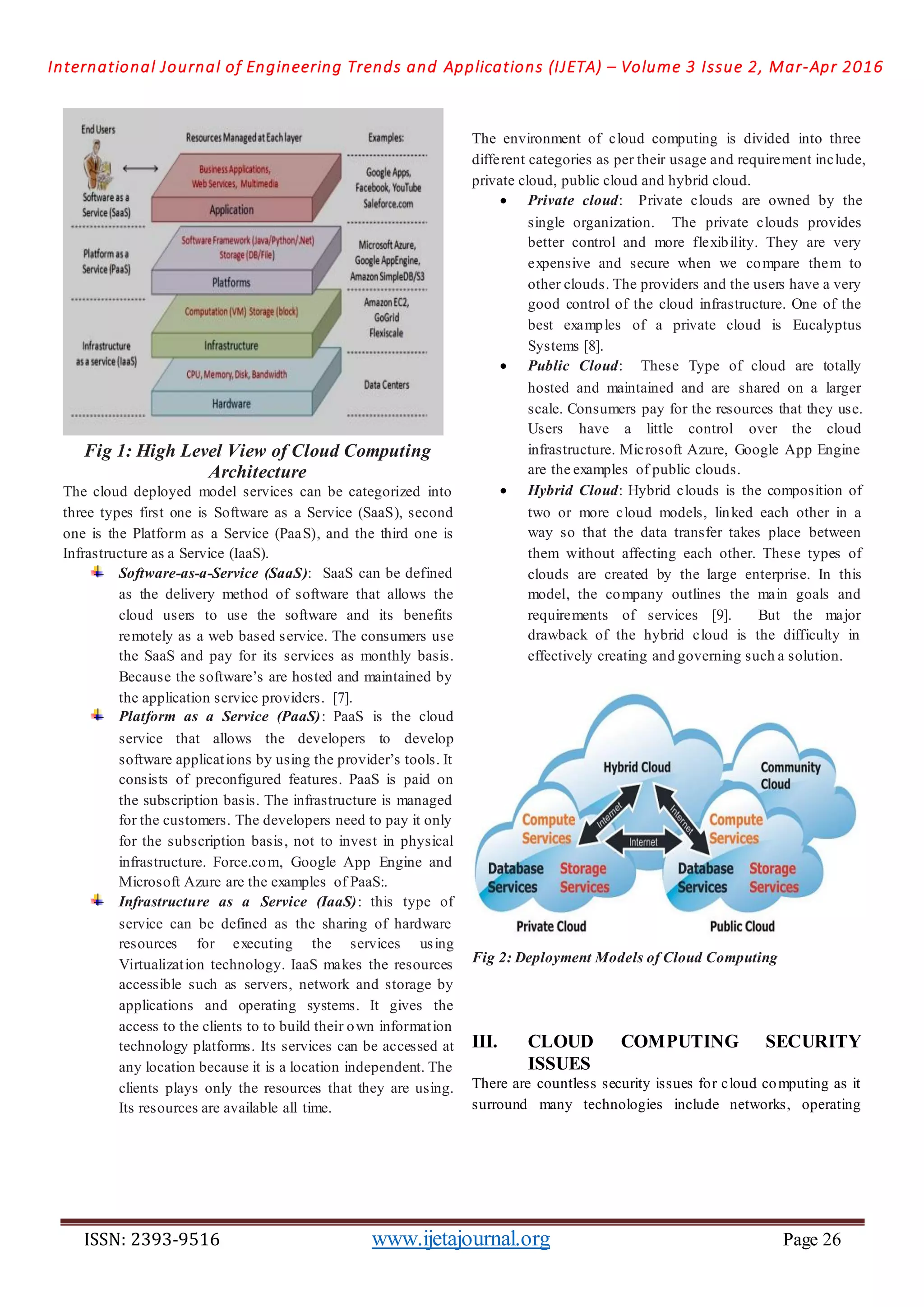 Security Threat Issues And Countermeasures In Cloud Computing Pdf