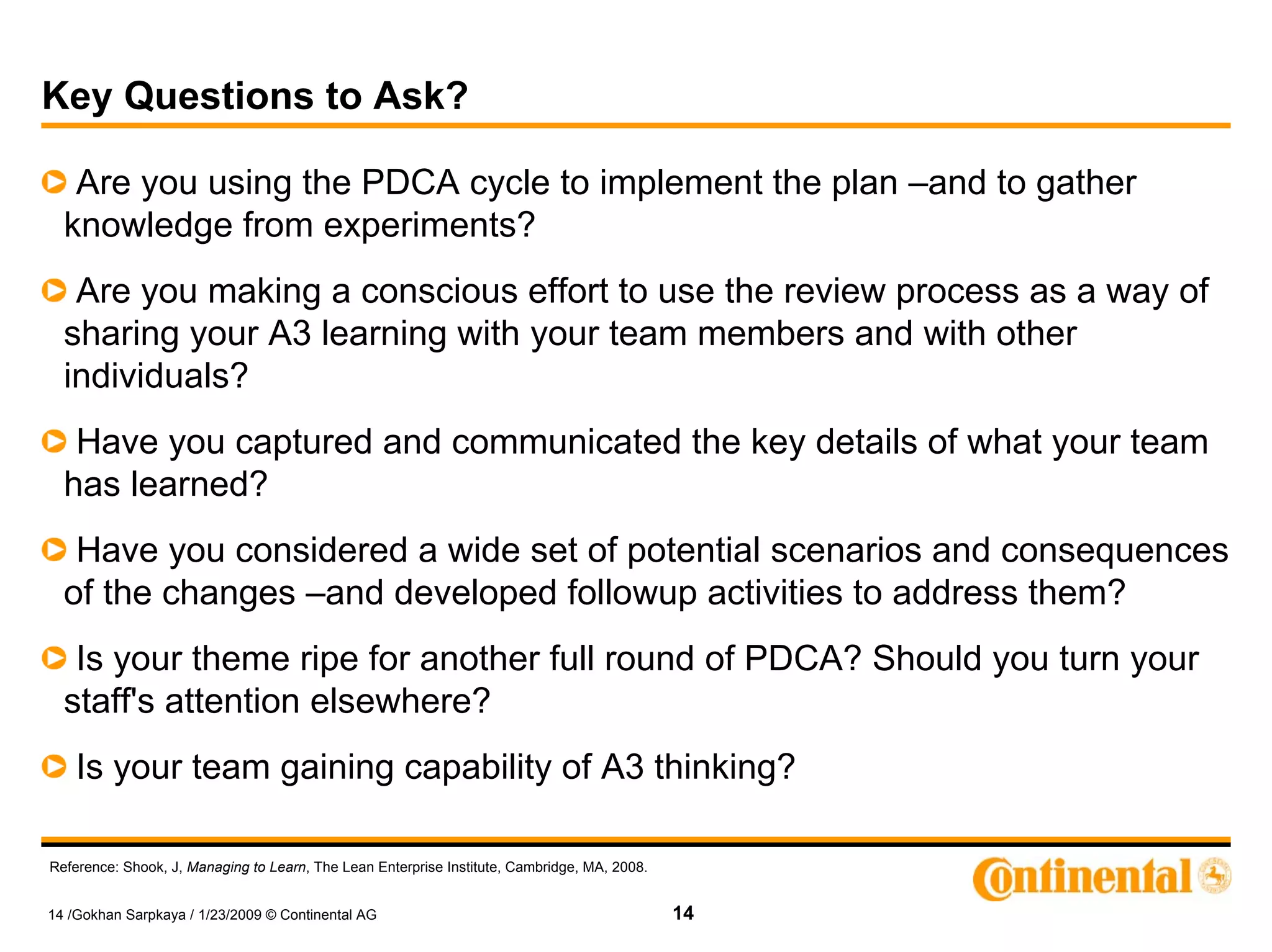A3 Management | PDF