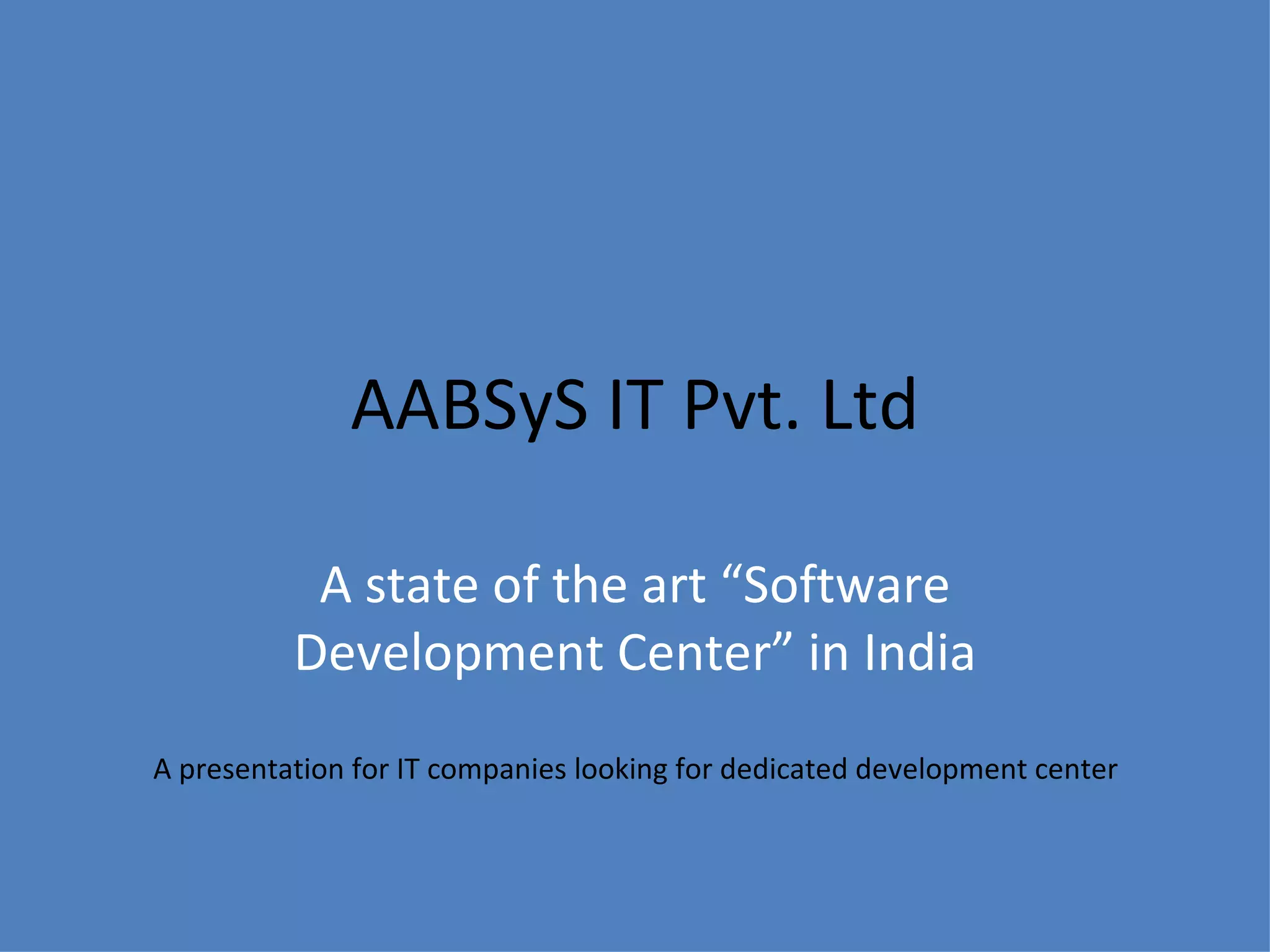 AABSy S Facilities | PPT